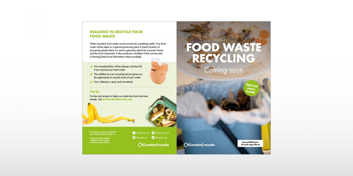 Food waste recycling: Coming soon leaflet | WRAP - The Waste and ...