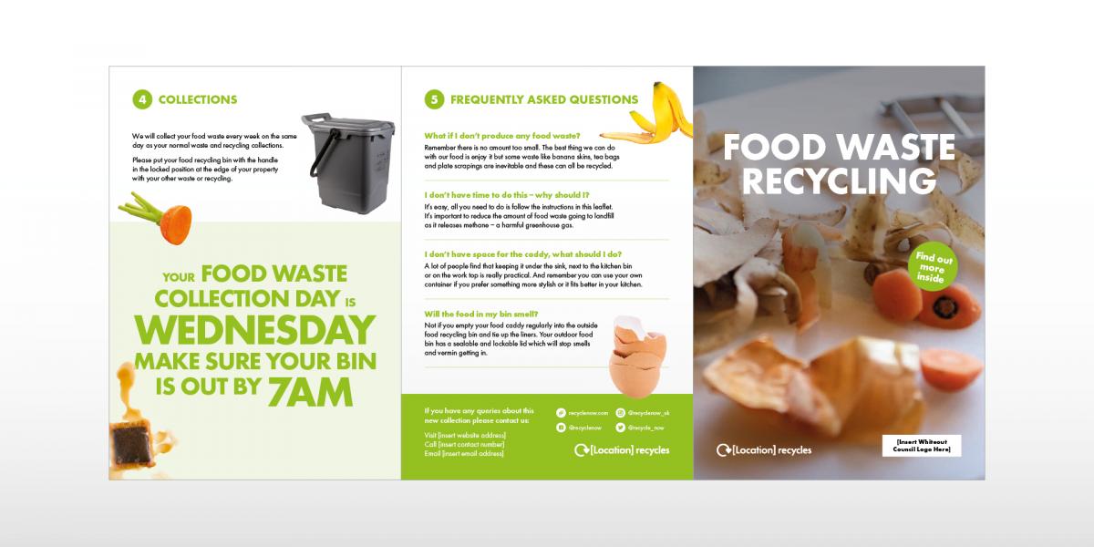 Food waste recycling: New service leaflet | WRAP - The Waste and ...